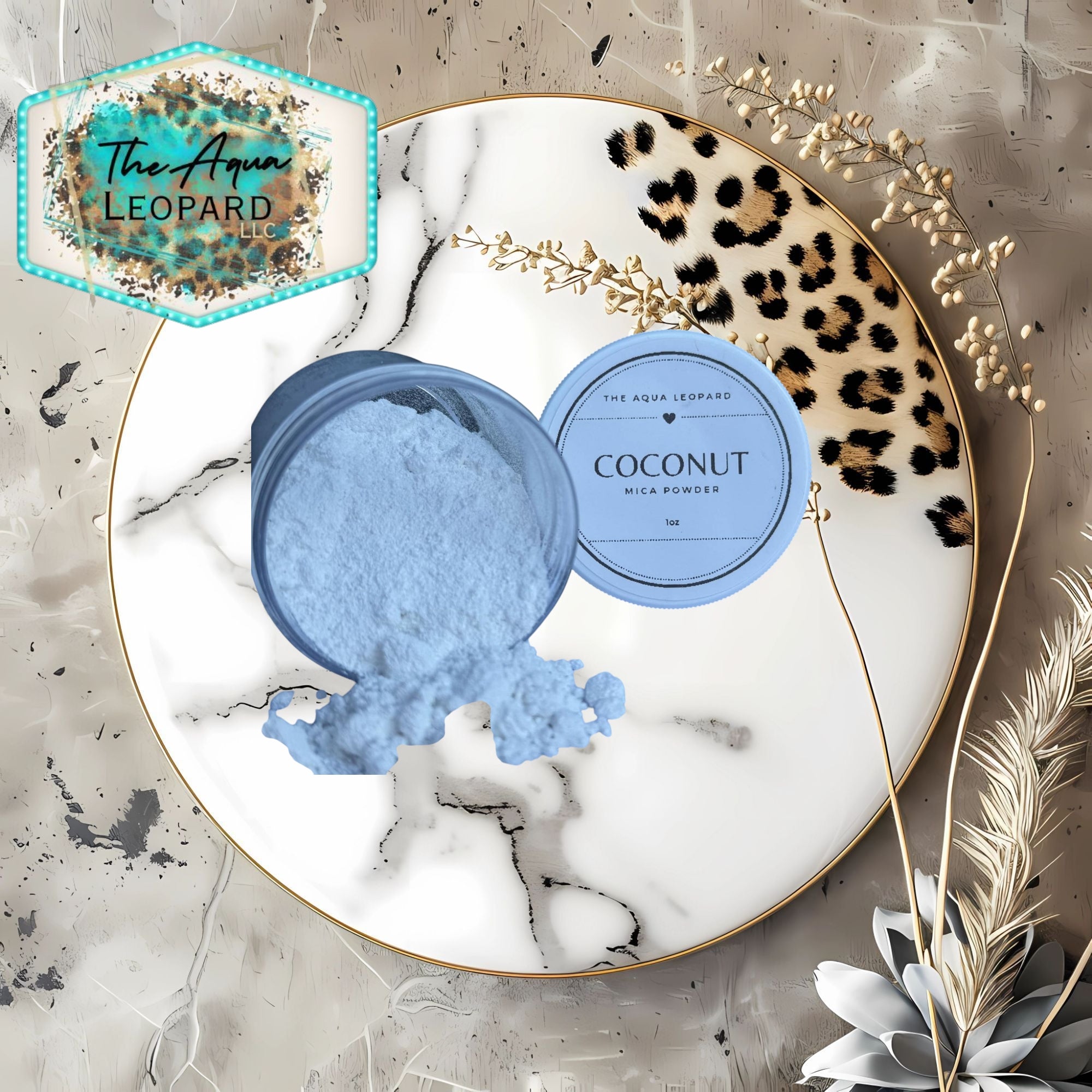 Coconut Mica Powder | The Aqua Leopard